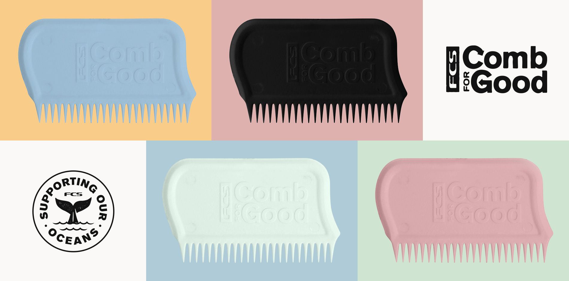 FCS COMB FOR GOOD - RECYCLED OCEAN PLASTIC WAX COMB – Powerhousesurf